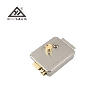 China Electric Key Lock Outdoor Gate Lock Electric Rim Lock 12V on ...