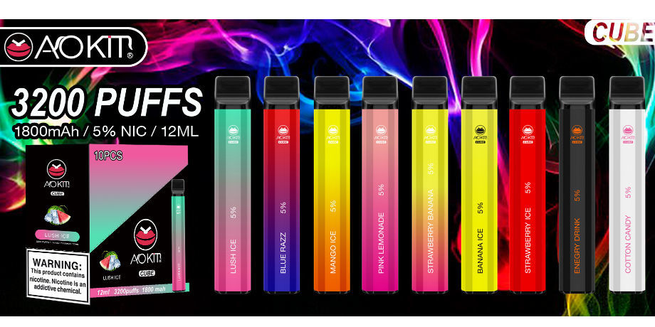 China 3200puffs Disposable Electronic Cigarette for Cube E-Cigarette ...