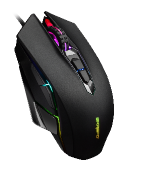 China 7D Macro Optical Wired Gaming Mouse with RGB Flowing Backlight on ...