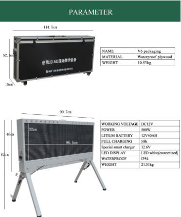 China Portable led display warning signs on Global Sources,traffic ...