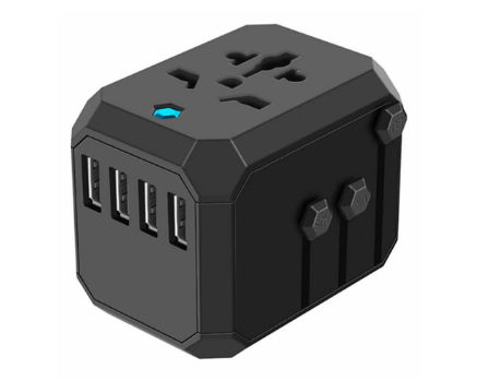 China Universal travel adapter Universel adapter 3 USB PORT and Type -C ...