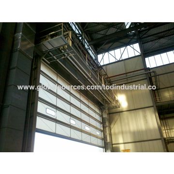 China Vertical Stacking Sectional Doors,Compact Sectional Industrial ...