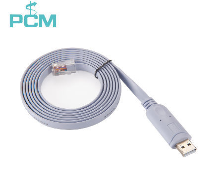 China FTDI Flat Type USB to RJ45 Serial Cable/ Cisco Compatible Console ...