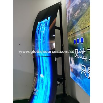 China Oled video wall curved oled video wall soft oled display on ...