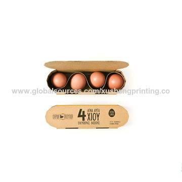 China High quality custom printed egg box recycle paper corrugated box shipping mail carton food ...