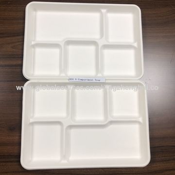 China Food packaging trays, paper tray, 5 Compartment Tray on Global ...