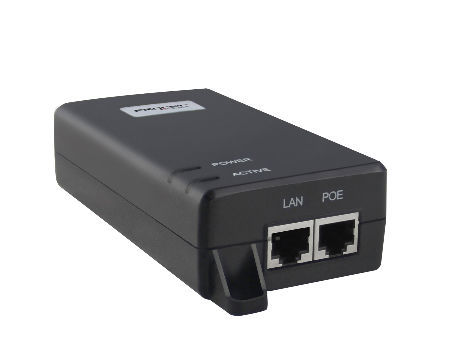China PROCET 10G 60W PoE injector, Gigabit 60W 55Vdc 0.82A output 10GbE ...