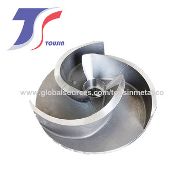 China Casting impelle Investment casting precision casting stainless ...