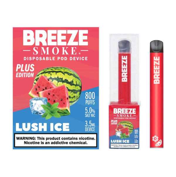 China 800 Puff Vaporizer Breeze Plus Disposable Vape Pen In Stock ...