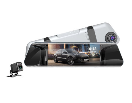 China 6.86inch IPS touch display car video recorder car black box dash ...