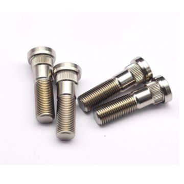 China Grade 5 Titanium Wheel Studs M10 M12 M14 Knurled Serrated Bolt ...