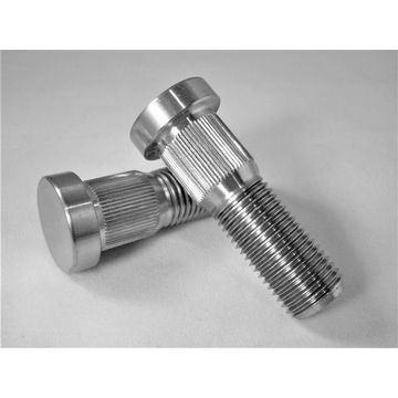 China Grade 5 Titanium Wheel Studs M10 M12 M14 Knurled Serrated Bolt ...