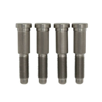 China Grade 5 Titanium Wheel Studs M10 M12 M14 Knurled Serrated Bolt ...