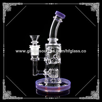 China Mothership Straight Fab Colorful Honeycomb Jet Perc Bubbler Glass ...