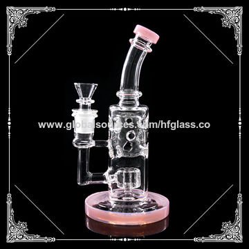 China Mothership Straight Fab Colorful Honeycomb Jet Perc Bubbler Glass ...