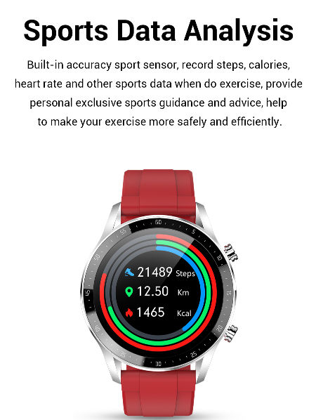 China Round smartwatch 2021 reloj redondo LW08 sports smart watch smart ...