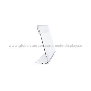 China L shape acrylic advertising card holder display stand on Global ...