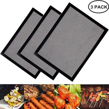 China Grill mesh mat Non Stick BBQ Grill mats Heavy Duty Reusable ...