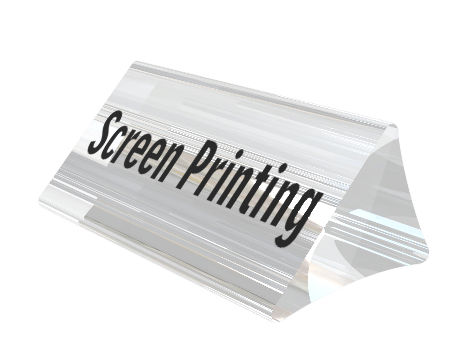 China Acrylic triangle menu holder table tent desktop sign holder on ...