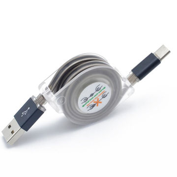 China USB3.1Type-C colorful luminous aluminum alloy telescopic data ...