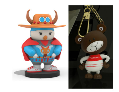 China OEM PVC figure keychain custom design nice for promotion gift ...