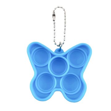 China Manufacturer silicone push mini poppits keychain autism sensory ...