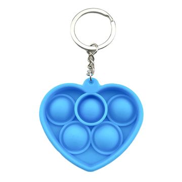 China Manufacturer silicone push mini poppits keychain autism sensory ...