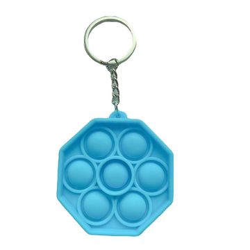 China Manufacturer silicone push mini poppits keychain autism sensory ...