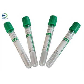 China Vacuum Container Green Cap Heparin Blood Specimen Collection Tube ...