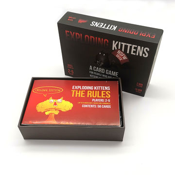China Custom wholesale Exploding Kitten Edition Meow Box Party Card ...