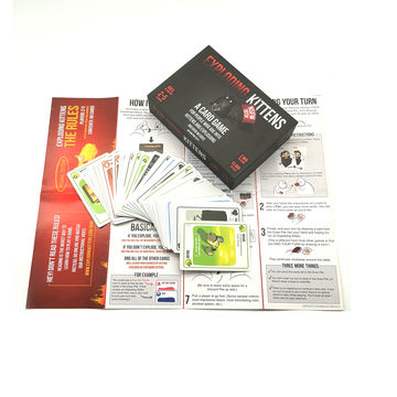 China Custom wholesale Exploding Kitten Edition Meow Box Party Card ...