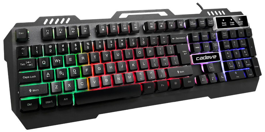 China Guangzhou Wired RGB Gaming Keyboard with Full Size RGB Back light ...