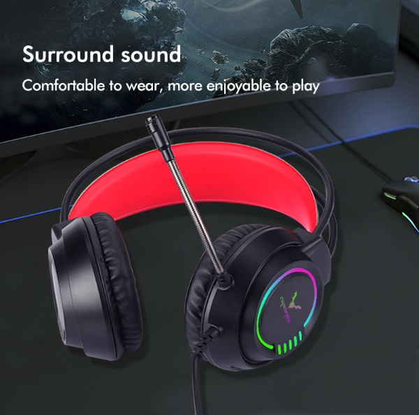 China Confortable 7.1 RGB Light gaming headset gaming headphone for ...