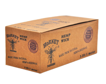 1M Long Bumblebee Cigar Pipe Ignition Wax Rope Hemp Cotton Rope HEMP ...