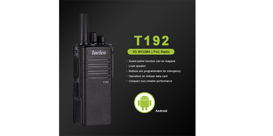 China Inrico T192 android walkie talkie with texting on Global Sources ...