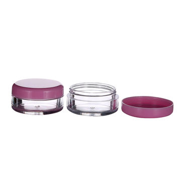 China 20g Plastic PS jar with gold lid for nail dipping powder on ...