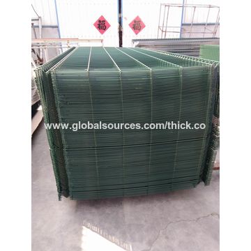 China Hot dipped galvanized 3D Curved Welded Wire Mesh Fencing Panel on Global Sources,3D fences ...