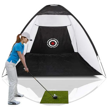 China 2M Golf Practice Net Tent Golf Hitting Cage Garden Grassland ...