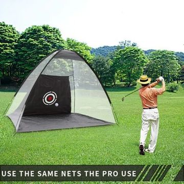 China 2M Golf Practice Net Tent Golf Hitting Cage Garden Grassland ...
