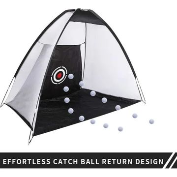 China 2M Golf Practice Net Tent Golf Hitting Cage Garden Grassland ...
