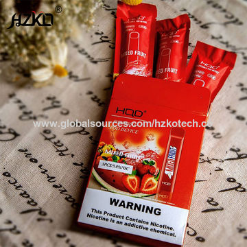 China Popular in Australia original Hqd Cuvie 300 puffs vape disposable ...