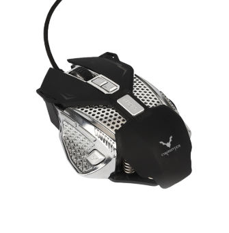 China 2.4G Gaming Mouse Optical Mouse Metal Mouse with 8 Keys LED Light ...