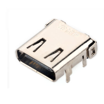China USB C connectors Female Hybrid Right-Angle Receptacle ,24PIN ...