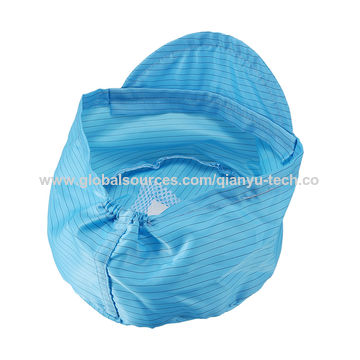 China China ESD Polyester Cleanroom Work Caps, Food Worker Cap on ...