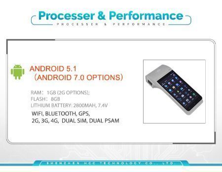 China GPS 4G Smart Android Biometric Payment Handheld POS Terminal With ...