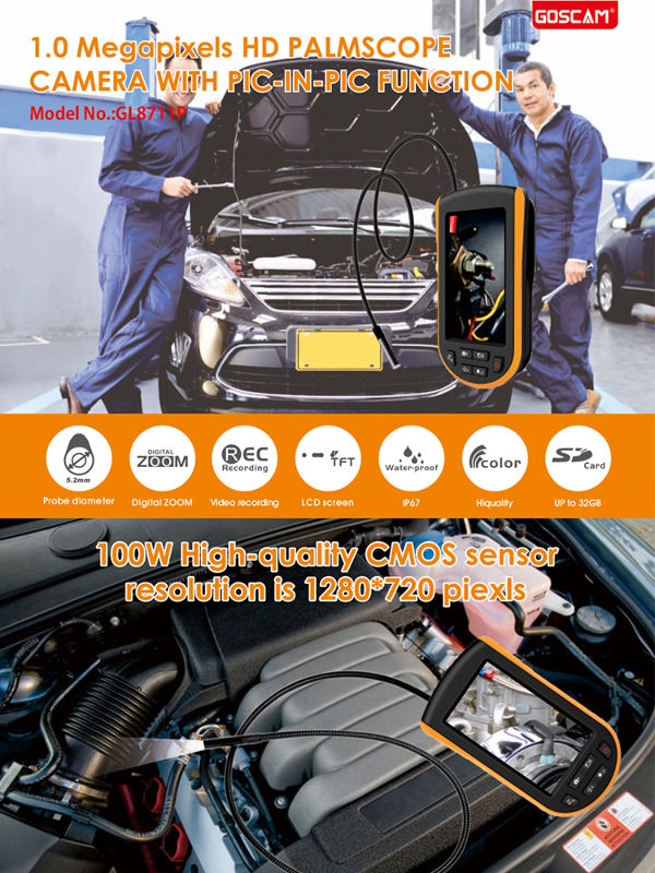 China Newest 5.2mm 720p WiFi Borescope for Engine on Global Sources ...