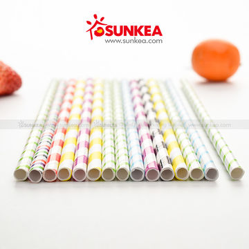 China Custom logo paper straws,custom logo disposable Eco-Friendly ...