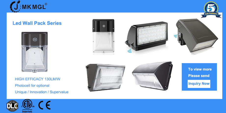 DLC Listed Mini LED Wall Pack 18W 26W UV Stabilizers Lens Waterproof Outdoor Wall Lamp, outdoor ...