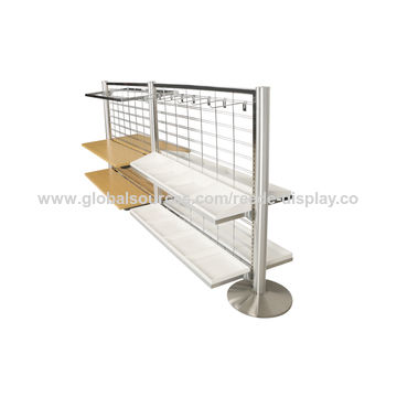 China 2 tiers metal mesh wire display storage rack stand adjustable ...