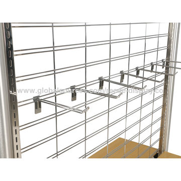 China 2 tiers metal mesh wire display storage rack stand adjustable ...